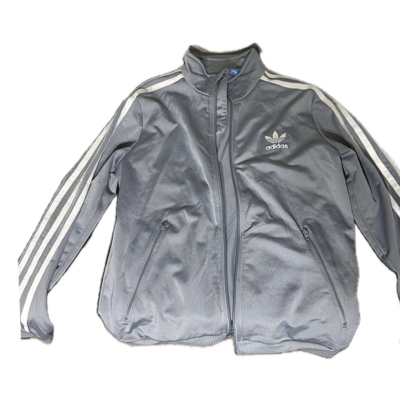 adidas | Jackets & Coats | Adidas Gray Track Jacket | Poshmark